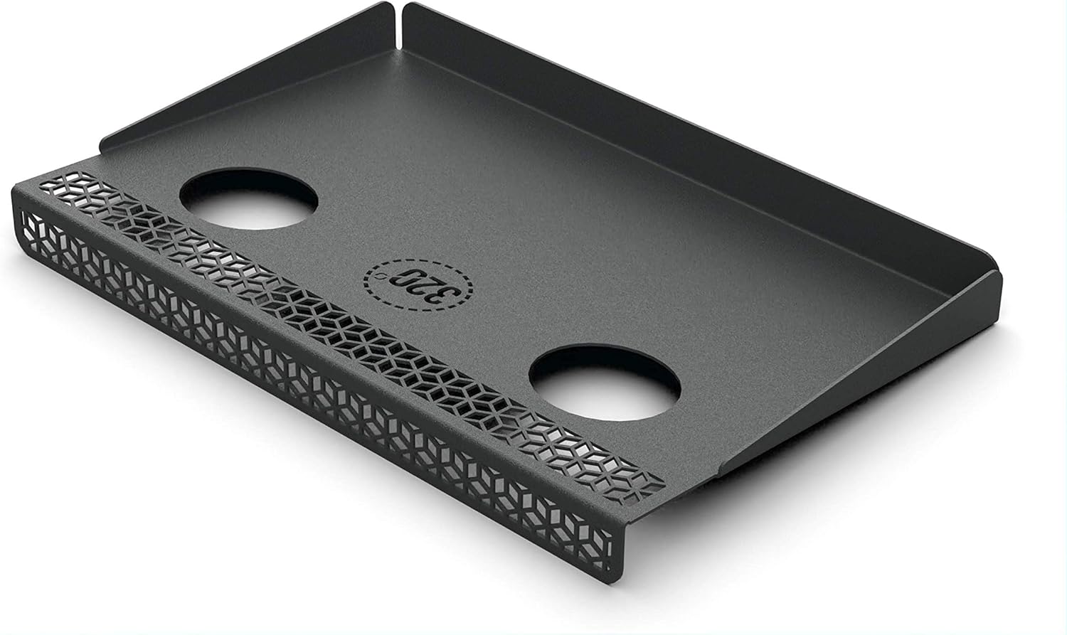 320° Hookah Shisha Bowl Prep Tray – Black Metal Mixing Tray with ...